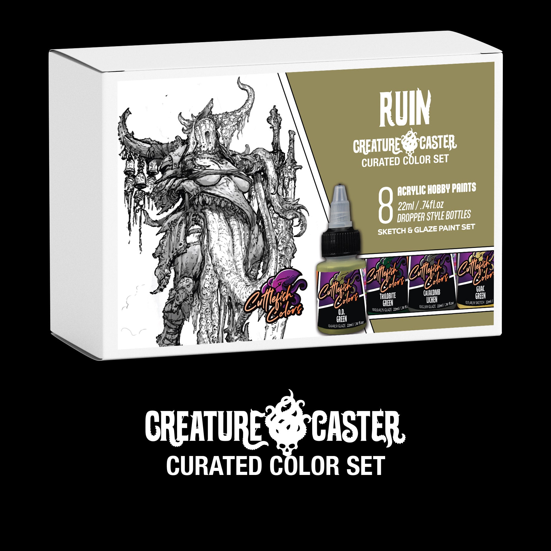 Cuttlefish Colors Paints – Creature Caster US